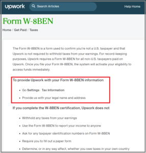 Form W-8BENの書き方を詳しく解説【2022年最新版】